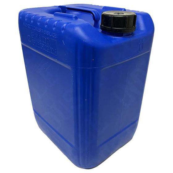 Bombona Plástica 20 Litros Tampa Rosca Fixa Azul Atóxica - Mauser ...