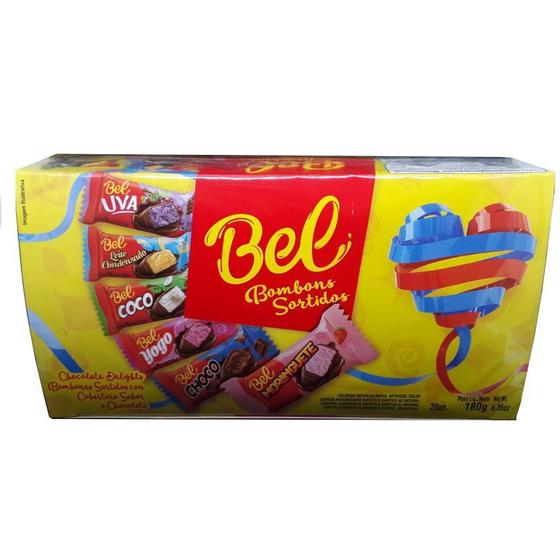 Bombons Sortidos Bel 180g - Bel Chocolates - Bombom - Magazine Luiza