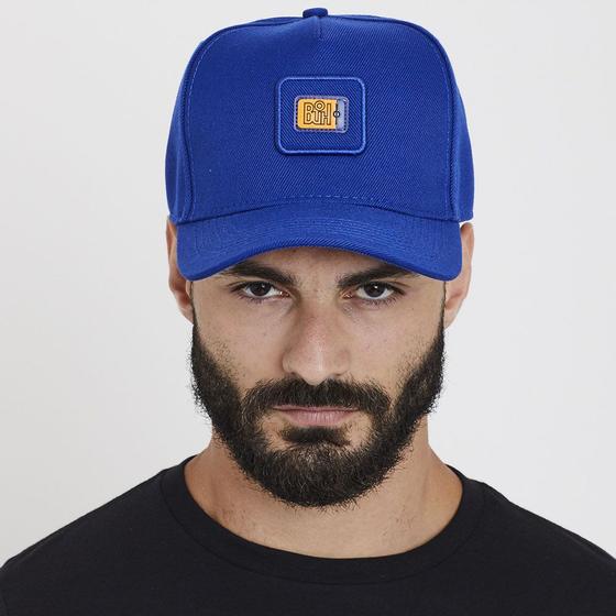 Boné Buh Placa Relevo Azul Médio - Boné - Magazine Luiza