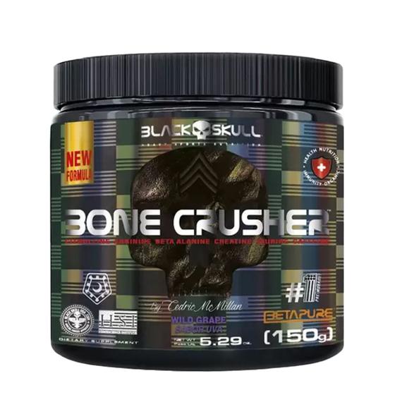 Bone Crusher Pré Treino (Nova Formula) 300g - Black Skull - Pré Treino ...