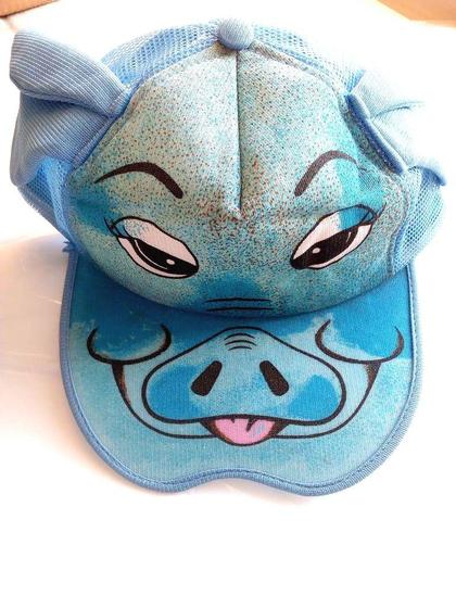 Boné infantil bicho na cor azul celeste - brilho - Boné - Magazine Luiza