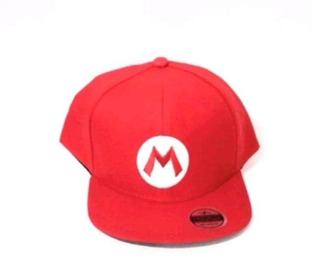 Bone infantil mario bros M aba reta crianças 3 a 11 anos - Kids - Boné ...