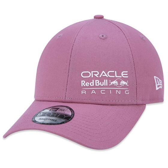 Bone New Era 9FORTY RedBull Racing Aba Curva Aba Curva Snapback Rosa ...