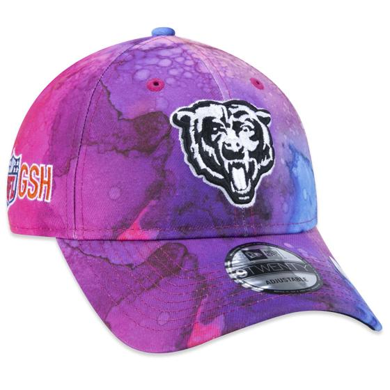 Bone New Era 9TWENTY Chicago Bears Crucial Catch 2022 Aba Curva Aba ...