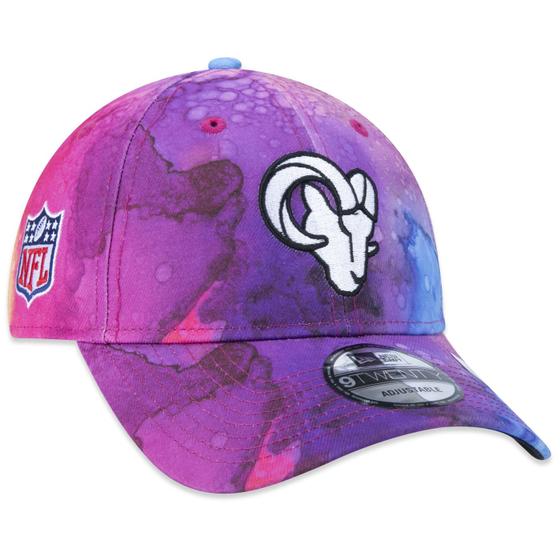 Bone New Era 9TWENTY Los Angeles Rams Crucial Catch 2022 Aba Curva Aba ...