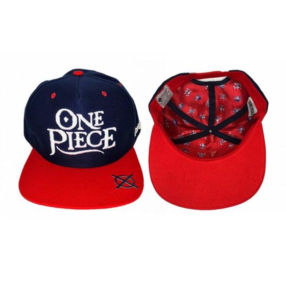 Boné One Piece Unissex Adulto Vermelho Preto Oficial Toei - Clube Comix ...