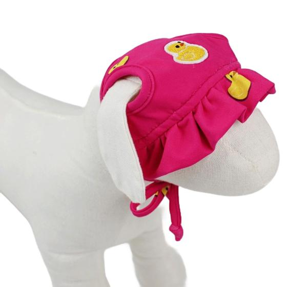 Boné Patinhos para cachorro Pink - Bonito pra Cachorro Tamanho G ...