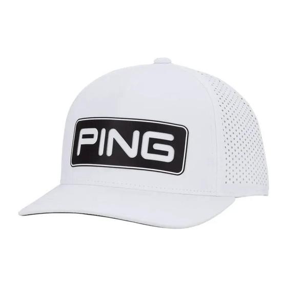 Boné Ping Golf Tour Vented Delta 35566 98 Branco Masculino - Vila ...