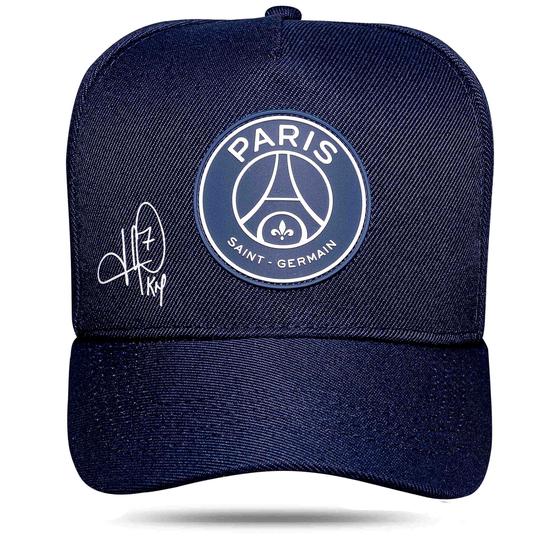 Boné PSG Snapback Blck Brasil - Signature Kylian Mbappé - Azul - Boné ...