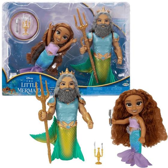 Boneca A Pequena Sereia O Filme Ariel Com O Rei Tritão Sunny - Sunny ...