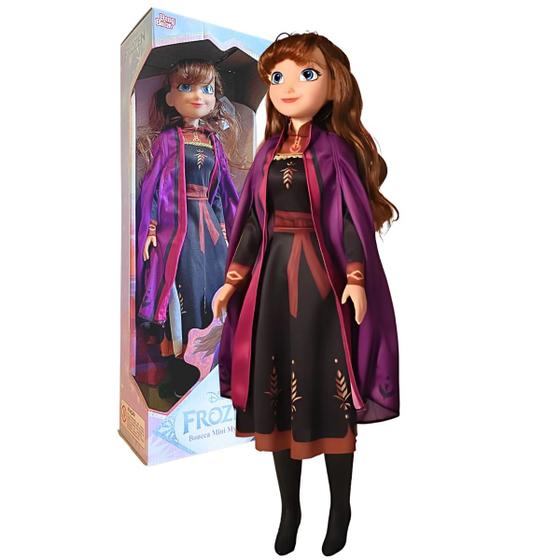 Boneca Anna Mini My Size Frozen Grande 55CM Disney Babybrink ...