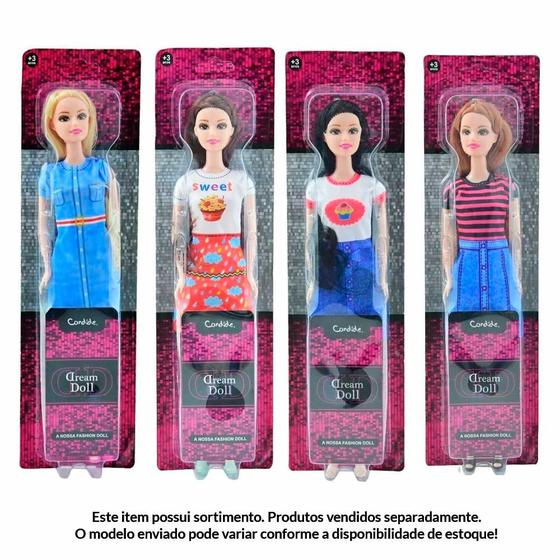 Boneca Articulada - 30cm - Dream Doll Fashion - Sortida - Candide ...