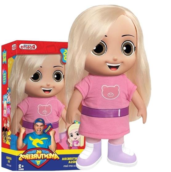 Boneca aventureira rosa com som (1081) - novabrink - Bonecas - Magazine ...