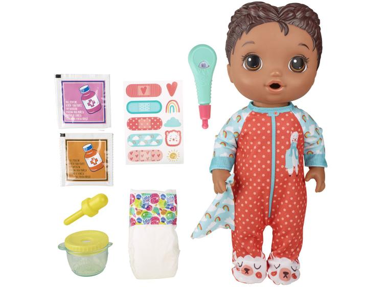 Boneca Baby Alive Aprendendo a Cuidar - com Acessórios Hasbro - Boneca ...