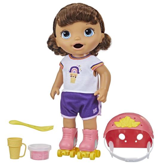 Boneca Baby Alive - Bebê Patinadora - Morena - Hasbro - Boneca Baby ...