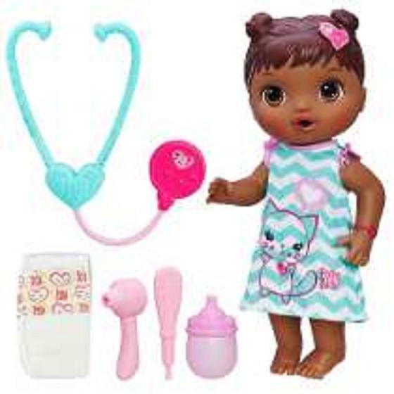 Boneca Baby Alive Cuida de Mim Negra - B5160 - Hasbro - Boneca Baby ...