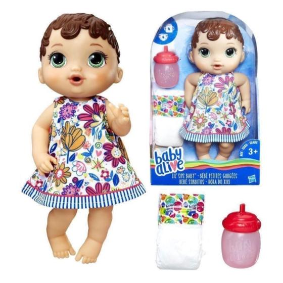 Boneca Baby Alive Faz Xixi Alive E0499 Hasbro - Boneca Baby Alive ...