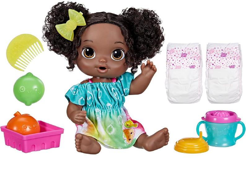 Boneca Baby Alive Negra Hora do Suco - Boneca Baby Alive - Magazine Luiza