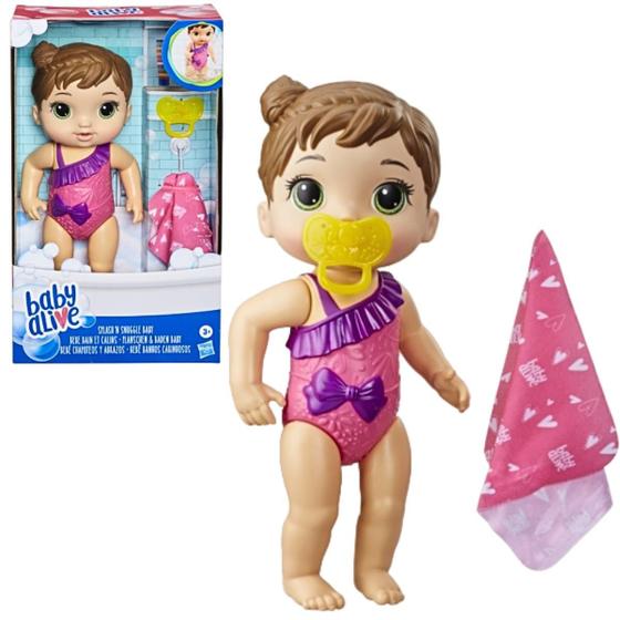 Boneca Baby AliveBanhos Carinhosos Original Articulada Com Acessórios ...