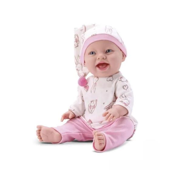 Boneca Baby Babilina Soninho C/ Pijama E Toquinha De Dormir - Boom Mix ...