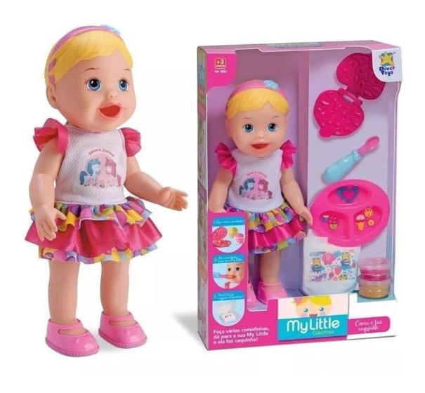 Boneca Baby Collection Alive Come E Faz Caquinha - Divertoys - Bonecas ...