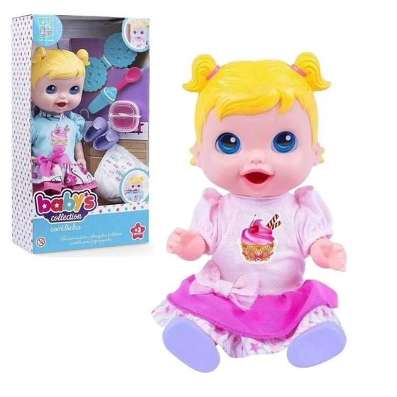 Boneca Baby Comidinha Come E Faz Caquinha c/ acessorios - Super Toys ...