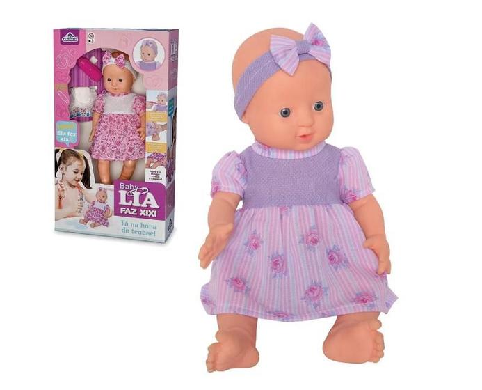 Boneca Baby Lia faz Xixi - ADIJOMAR - Bonecas - Magazine Luiza