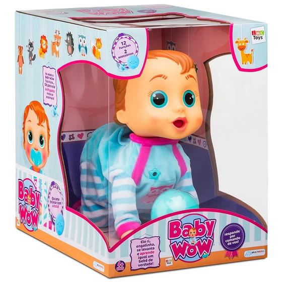 Boneca Baby Wow Engatinha Sensor Automática - Multikids - Bonecas ...