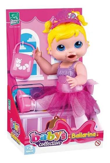 Boneca Babys Collection Bailarina Super Toys 485 - Supertoys - Boneca ...