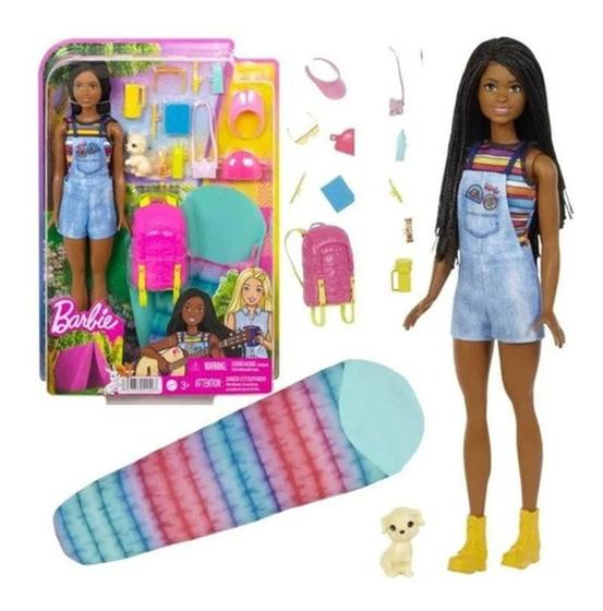 Boneca Barbie Brooklyn Dia De Acampamento com Acessórios - MATTEL - Bonecas - Magazine Luiza