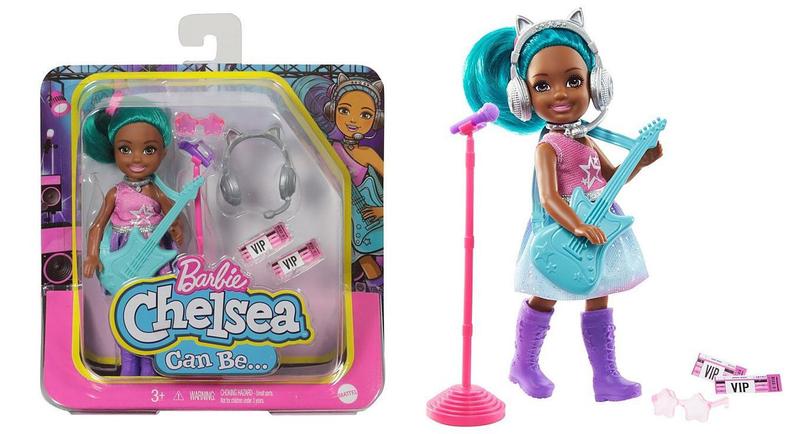 Boneca Barbie Chelsea Profissões - Cantora Pop Star - Mattel - Bonecas ...