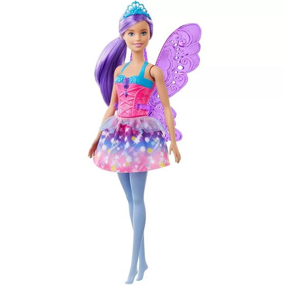 Boneca Barbie Dreamtopia Fada Fantasia Roxa Da Mattel Gjj98 - Boneca ...
