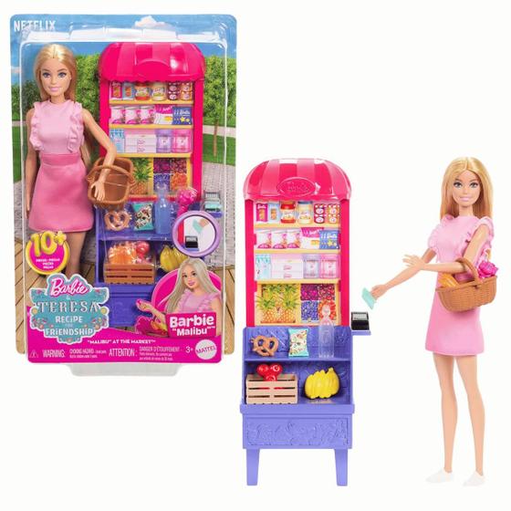 Boneca Barbie e Teresa Receita da Amizade Supermercado JCT05 - Mattel ...