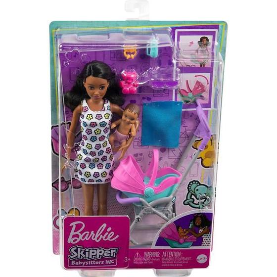 Boneca Barbie Family Skipper Carrinho De Bebê HHB68 - Mattel - Boneca ...