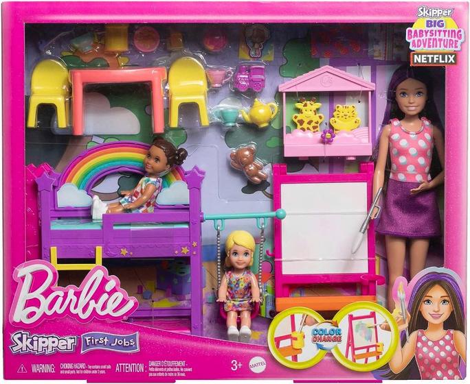 Boneca Barbie Family Skipper Escolinha Das Criancas Mattel - Boneca ...