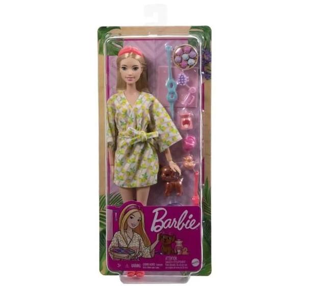 Boneca Barbie Fashionista Dia de Spa Relaxamento - GKH73 - Mattel ...