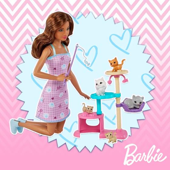 Boneca Barbie Kitty Condo Babá de Pets Mattel Original - Boneca Barbie ...