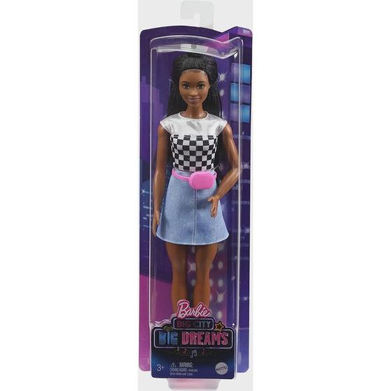Boneca Barbie Malibu Big City, Big Dreams Brooklyn Negra Gxt - mattel ...