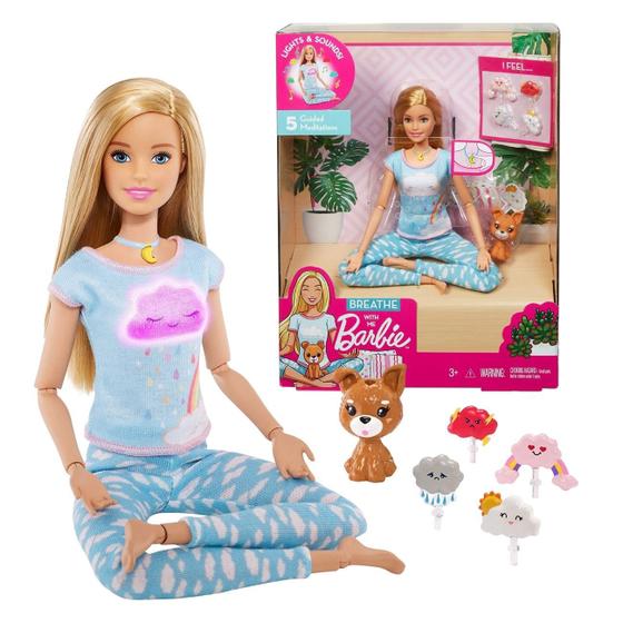 Boneca Barbie Medita Comigo com Melodia e Acessórios Mattel - Bonecas ...