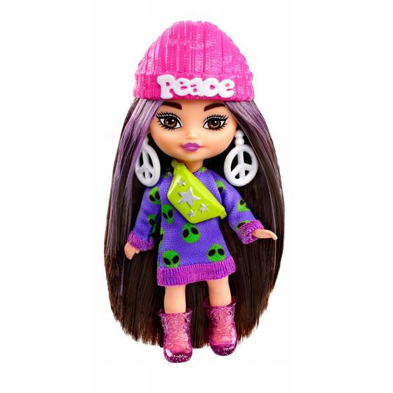 Boneca Barbie Mini Extra Com Acessórios Mattel - HLN44 - Boneca Barbie ...