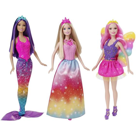 Boneca Barbie Mix & Match - Trio Encantado - Mattel - Boneca Barbie ...