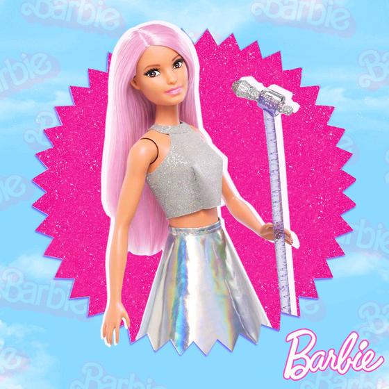 Boneca Barbie Profissões Estrela Pop Mattel Original - Bonecas ...