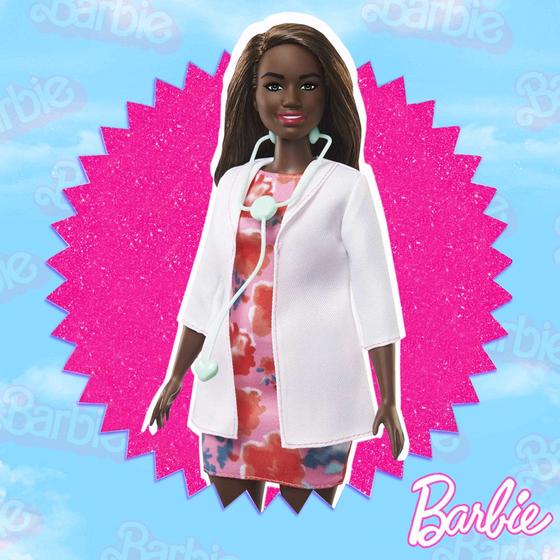 Boneca Barbie Profissões Médica Doutora Mattel Original - Boneca Barbie ...