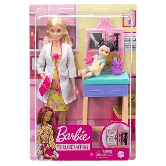 Boneca Barbie Profissões Médica Loira Mattel Gkh23 - Bonecas - Magazine ...