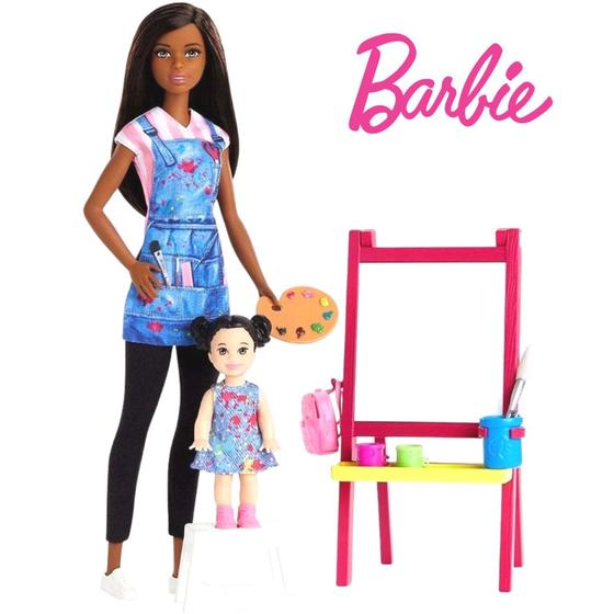 Boneca Barbie Profissões Professora de Artes Mattel - Planeta ...