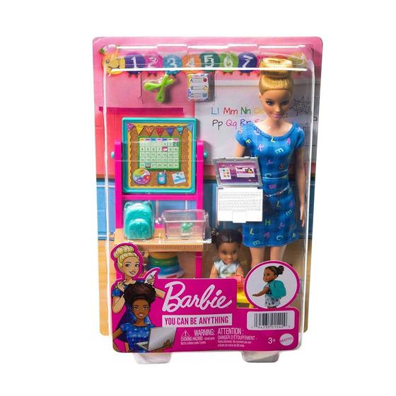 Boneca Barbie Profissões Professora Loira HCN19 Mattel - Boneca Barbie ...