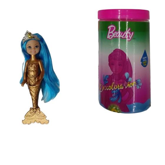 Boneca Beauty sereia- Muda De Cor Na Água + Surpresas Lançamento - toys ...