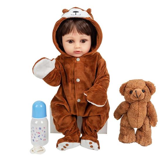 boneca bebe reborn menino realista corpo todo de silicone - npk ...