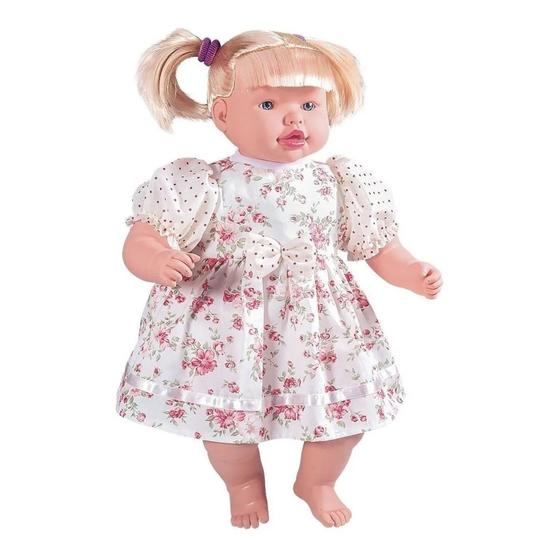 Boneca Bebezão Grande 55 Cm Lindinha 104 Frases - Gici Kids - Boneca ...