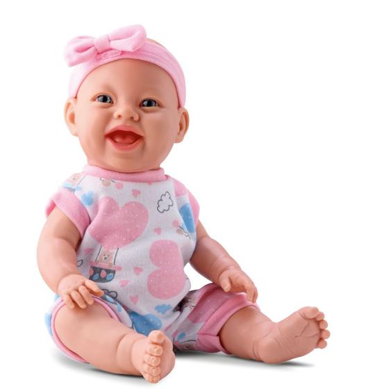 Boneca bebezinho menina little baby doll passeio com acessorio ...